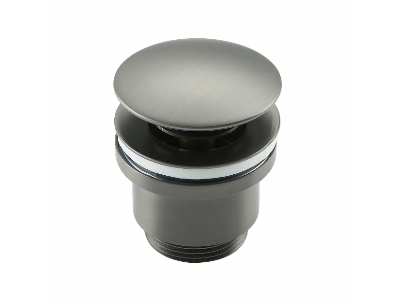 Донный клапан для раковины FRAP F62-9, цвет серый графит