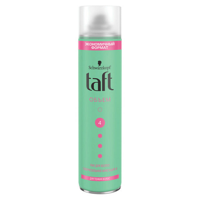 TAFT Лак для волос 350 мл для тонких волос сверхсильная фиксация высокая стойкость укладки