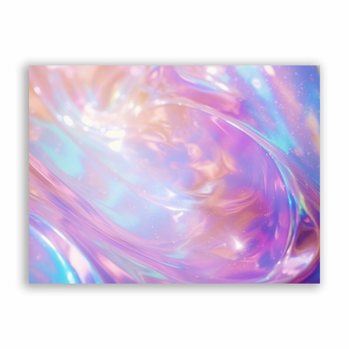 Постер, плакат на бумаге / Перламутровые абстракции / Размер 30 x 40 см