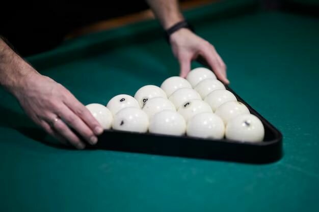 Треугольник для бильярда Fortuna Rus Pro прочный пластиковый аксессуар для русской пирамиды, шары 57.2 мм, классический черный