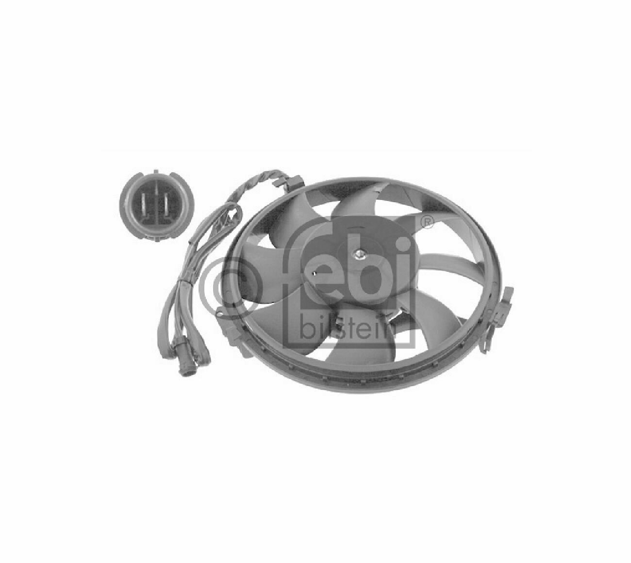 FEBI 14746 Вентилятор радиатора AUDI A4, VW PASSAT B5 1.6-2.8 c A/C — фото 1