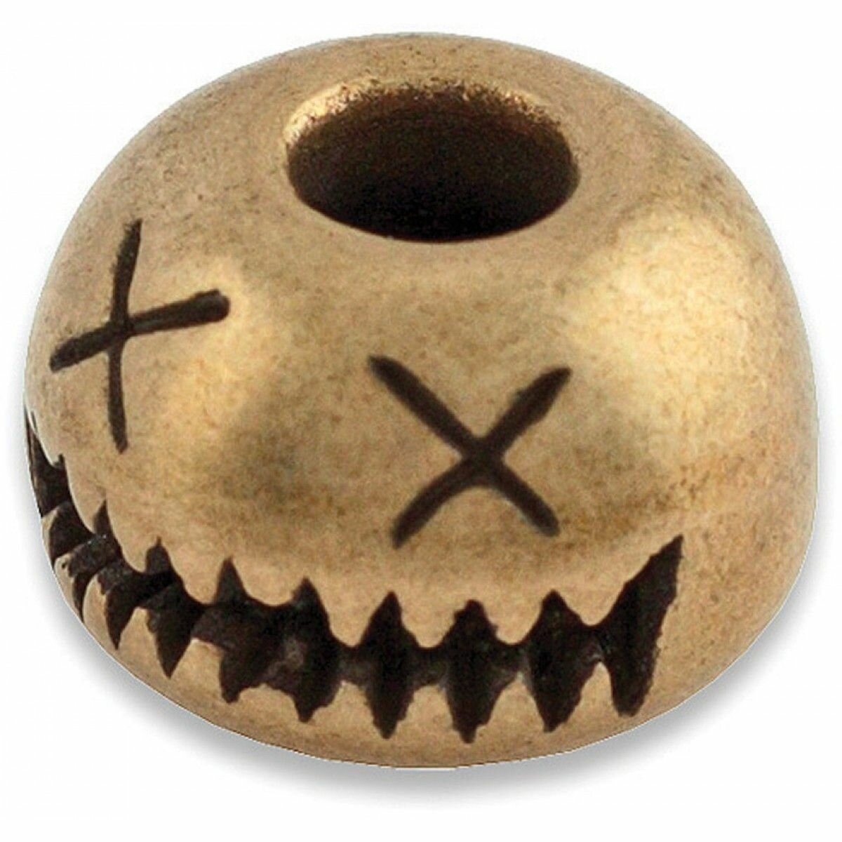 Бусина из бронзы для темляка из паракорда Audacious Concept Smiley Face Bead Medium