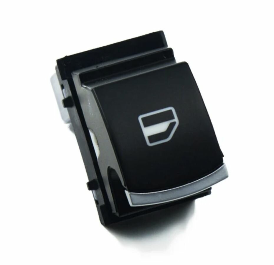 Кнопка управления стеклоподъемником Skoda 5J0959855 хром