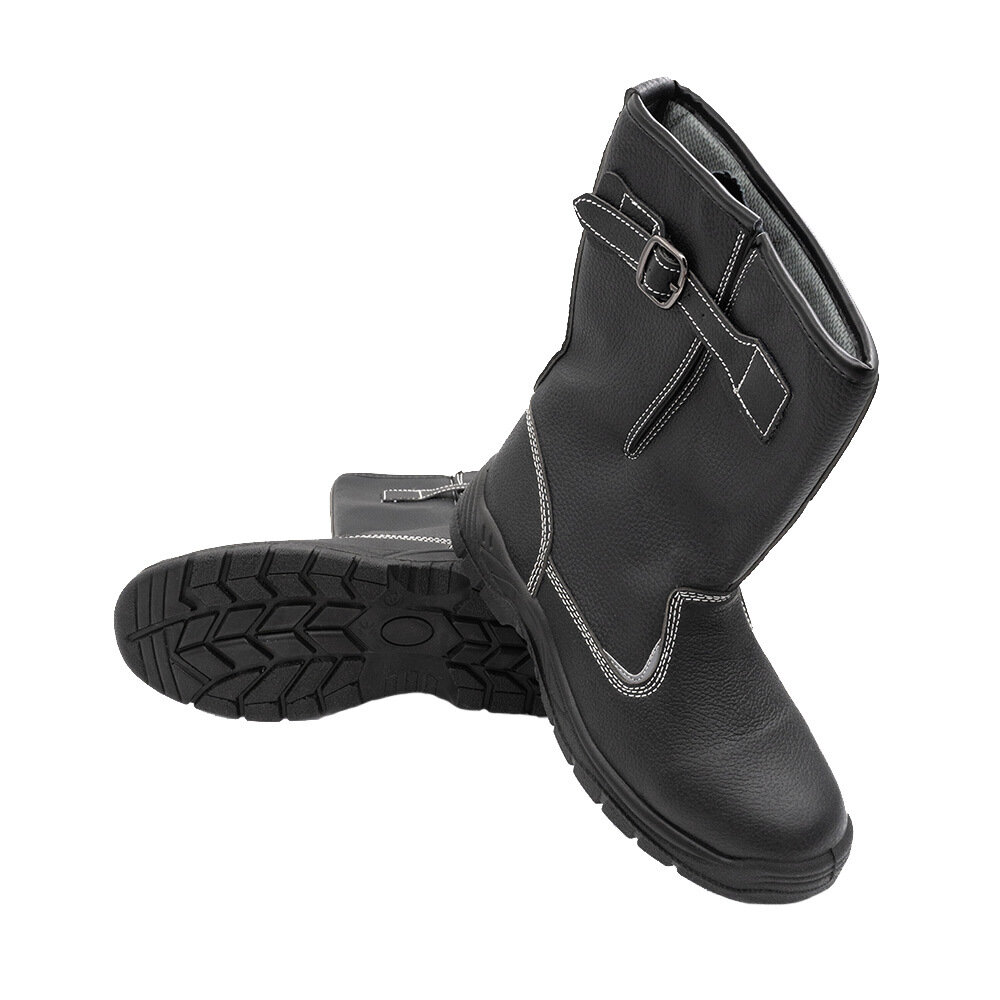 Сапоги из искусственной кожи размер 45 черные Мистраль SJ970 (141055)