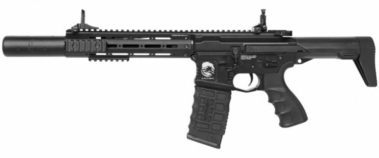 Автомат пневм. G&G PDW15-CQB, body - metal (130-140 m/s) усиленный