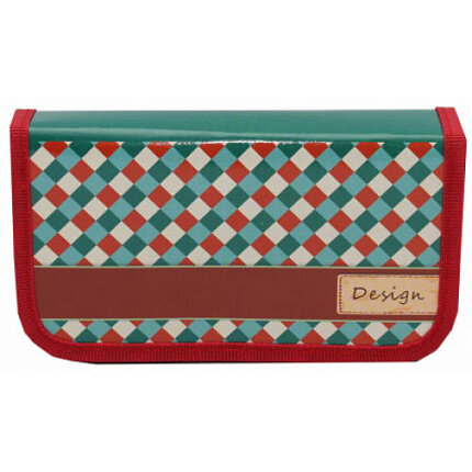 Profit Пенал Красно-зеленая мозаика