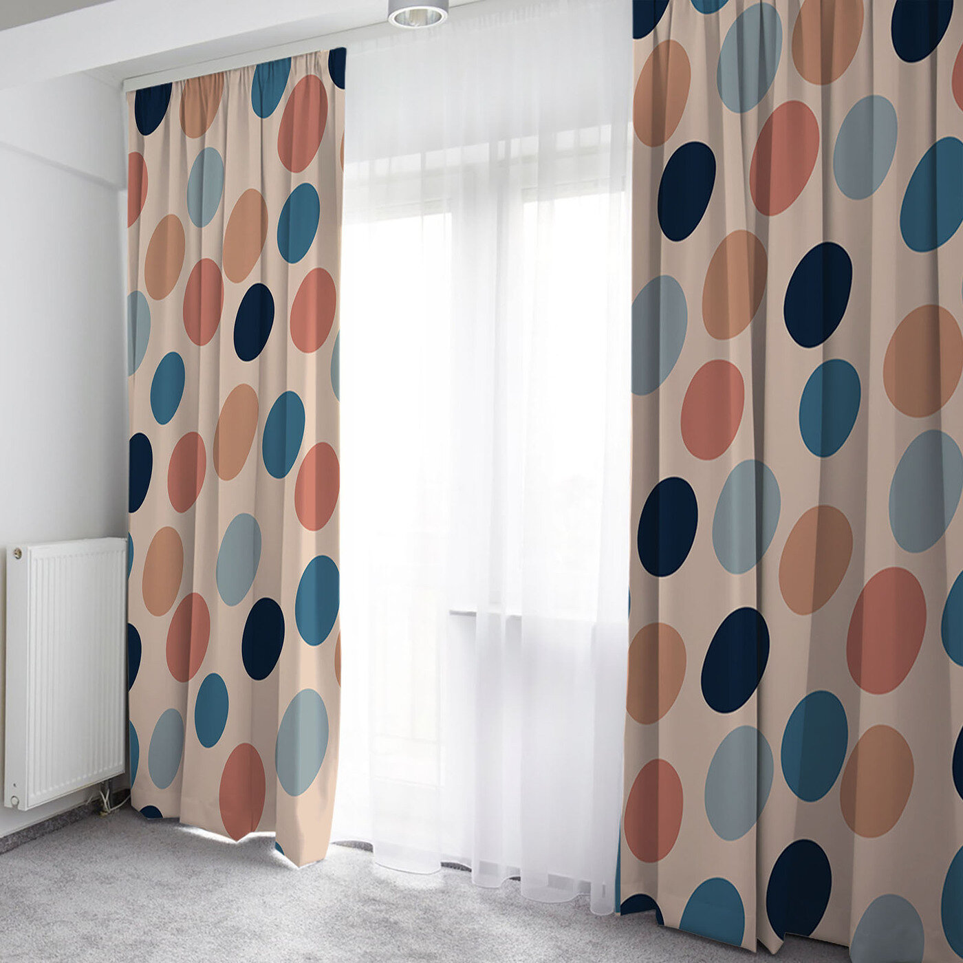 Шторы (фотошторы) из габардина, 290х240 см, Good Room