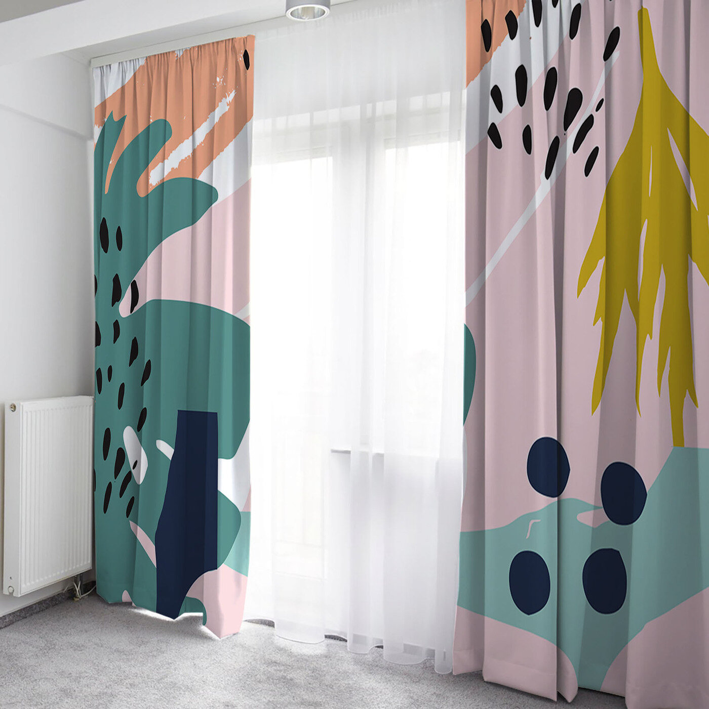 Шторы (фотошторы) из габардина, 290х240 см, Good Room