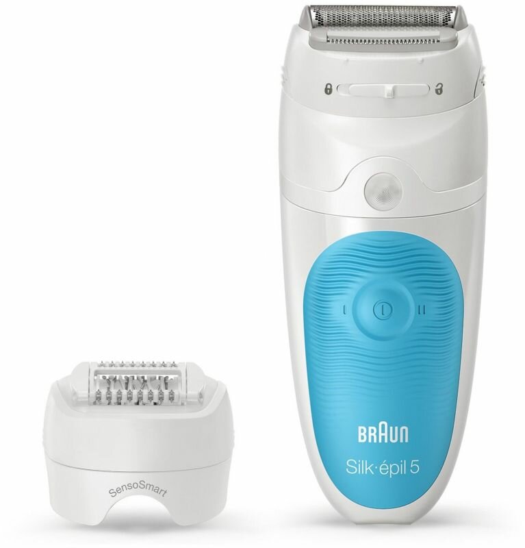 Эпилятор Braun SES 5-605 белый/голубой 0