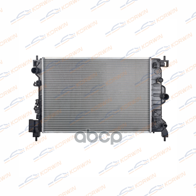 Радиатор охлаждения Chevrolet Aveo 1.6 T300/Mokka 1.6 (12-) MT паяный KORWIN арт. KWKB2313