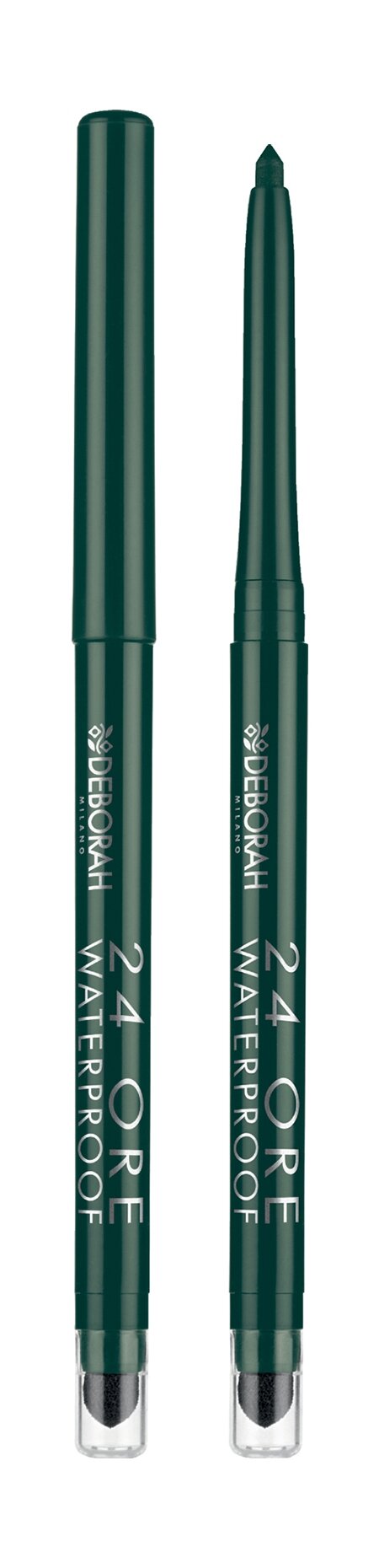 DEBORAH MILANO Карандаш для глаз автоматический 24 Ore Waterproof Eye Pencil, 0,5 г, 06 Зеленый лес