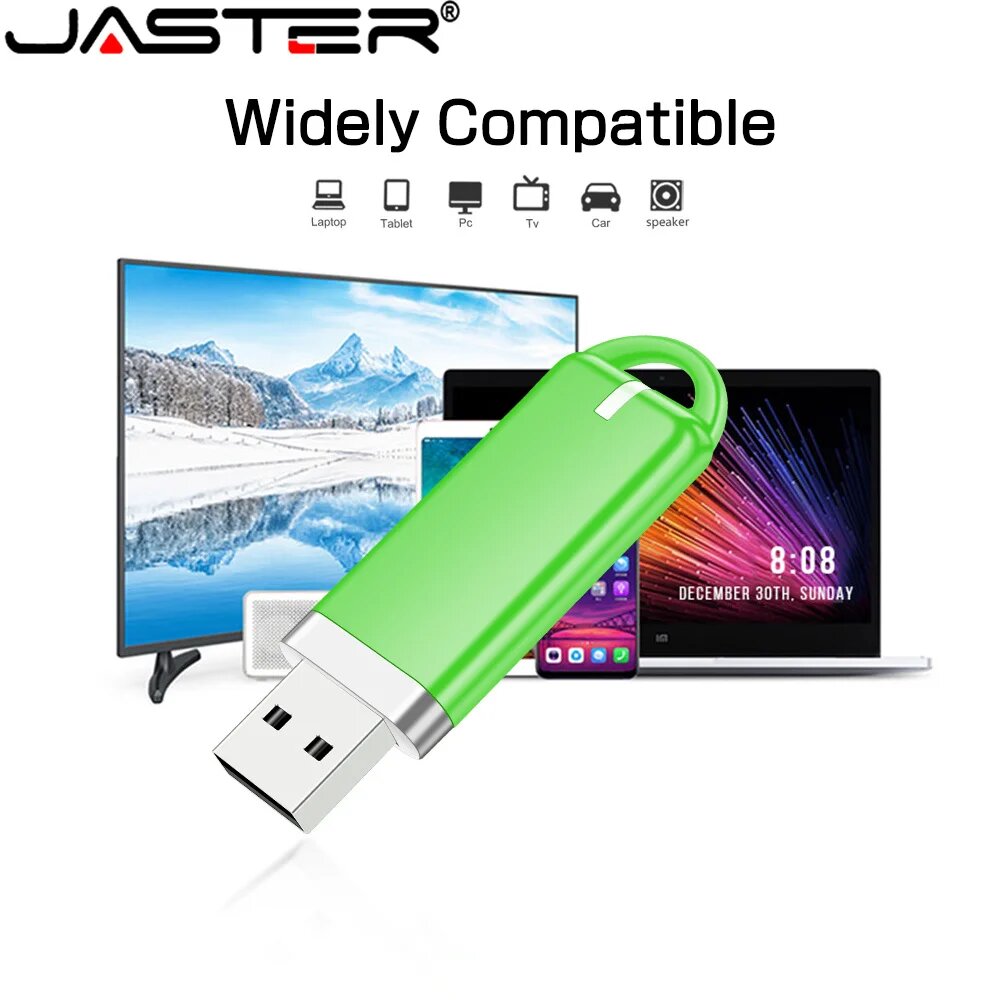 JASTER USB флешки 2.0 Синий, 128M, Blue — фото 1