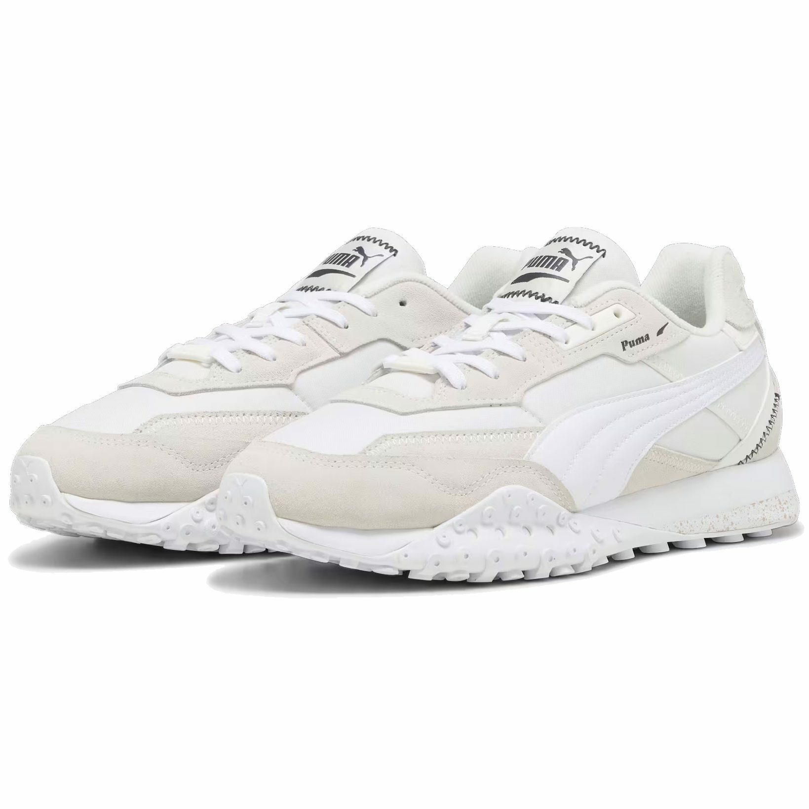 Кроссовки PUMA Blktop Rider, размер 43.5, белый/бежевый — фото 1