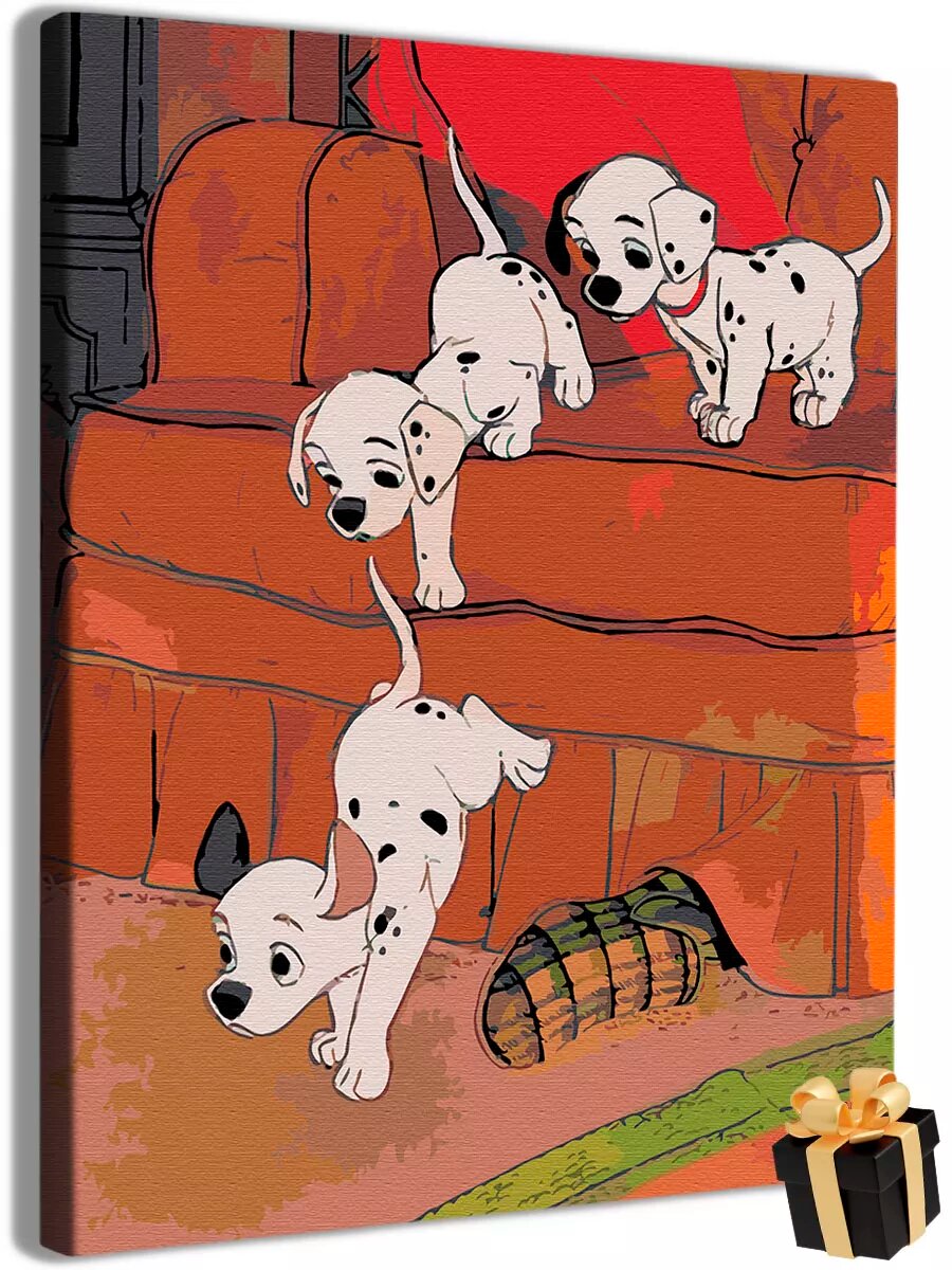 Картина по номерам 101 далматинец