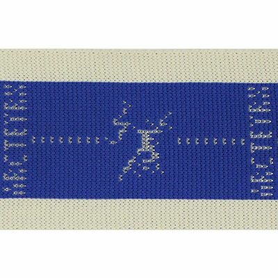 Тесьма лампасная №01 элект./молоч. /5 м/ширина 7 см