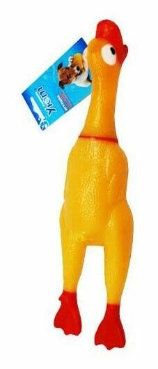 Игрушка с пищалкой Уют "Утка" для собак ИШ23, винил, 30см