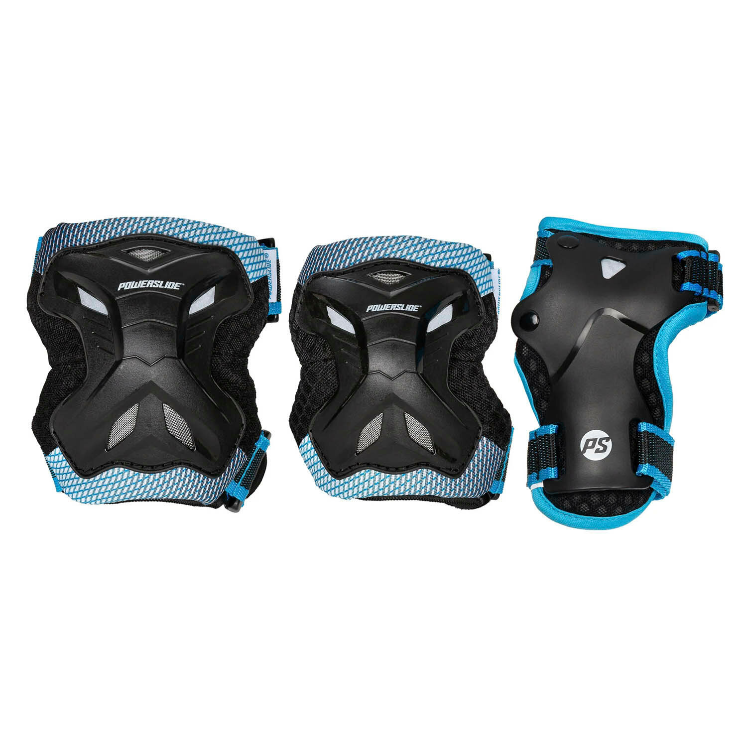 Защита для роликов (3 элемента) Powerslide Kids Pro Boys Set Black/Blue (US: S)