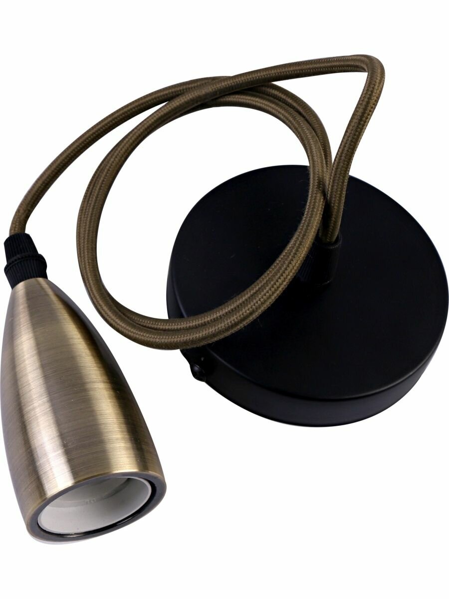 Светильник подвесной De Fran Alf SP-1822 GAB 1*60Вт Е27 бронза, без плафона