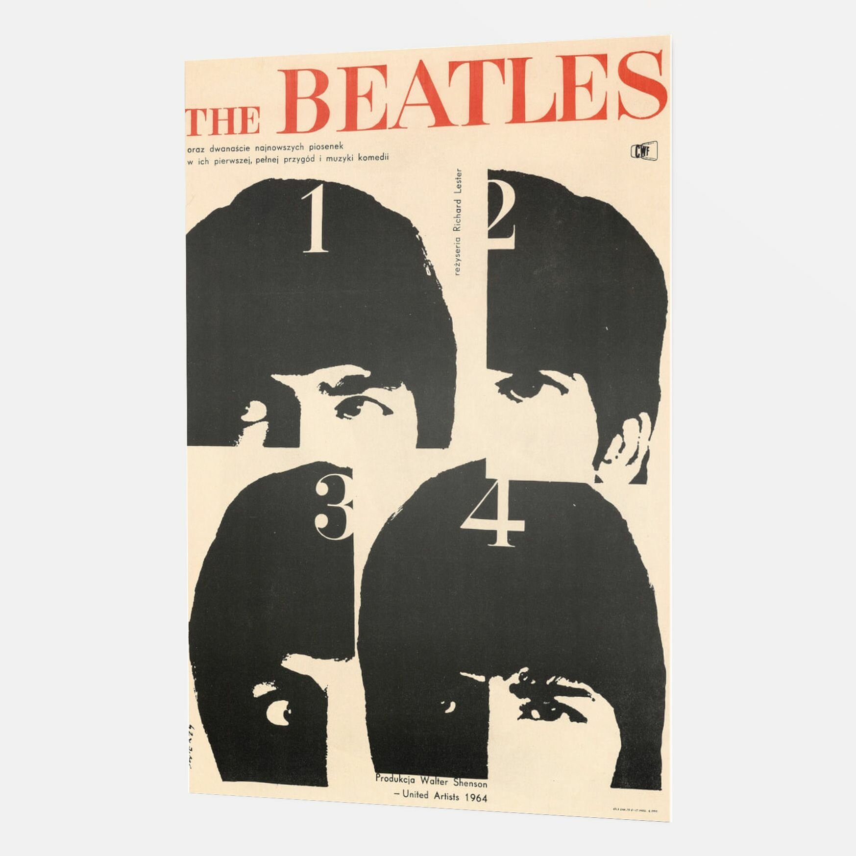 Интерьeрный постер (плакат на стену) группы Битлз - The Beatles - 40x60 см. - от Poster4me