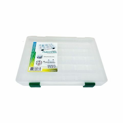 Коробка для приманок Fisherbox 250 sh 25х19х02 см slim прозрачный