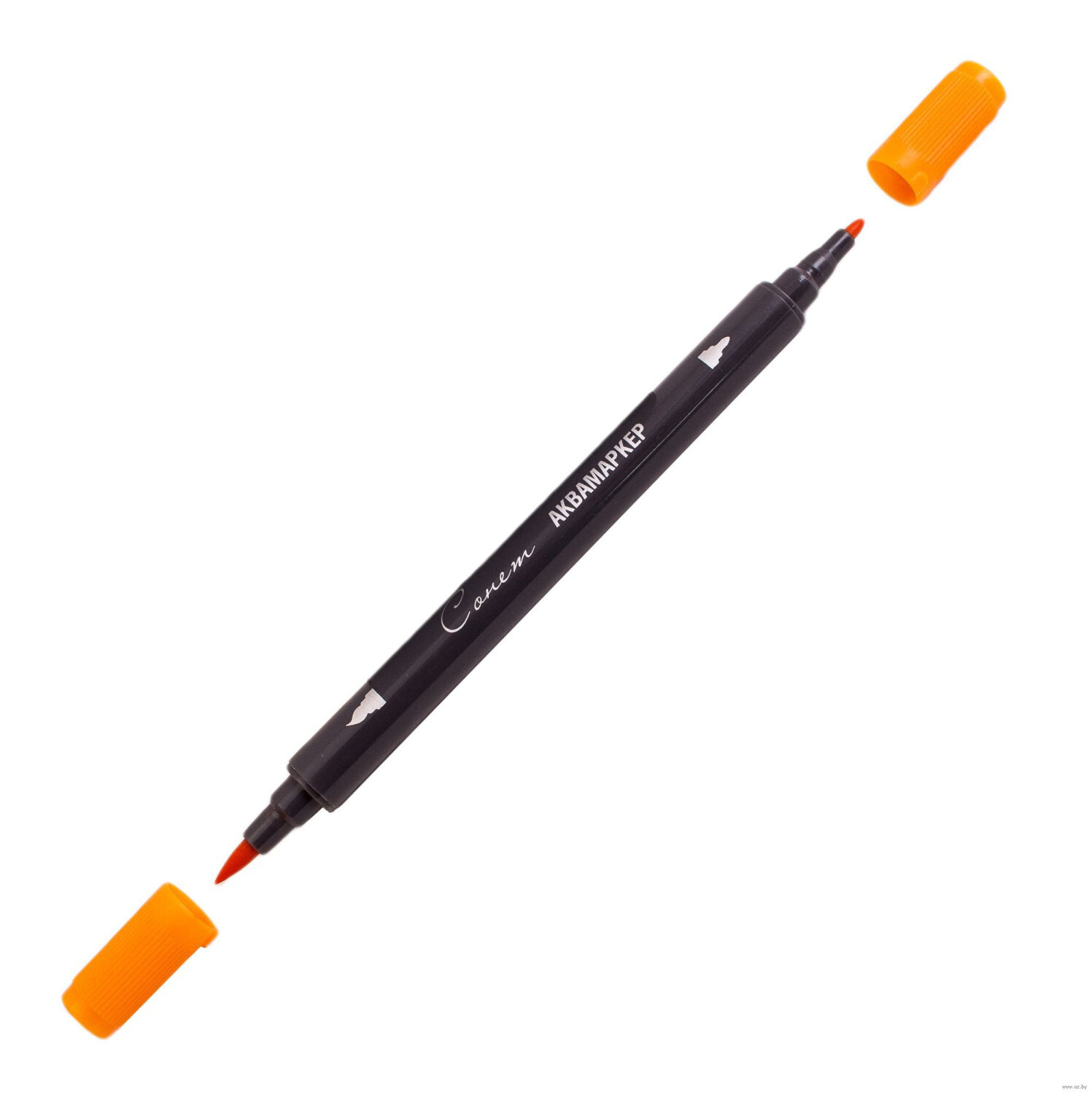 Аквамаркер двусторонний Оранжевый №7 "Сонет"