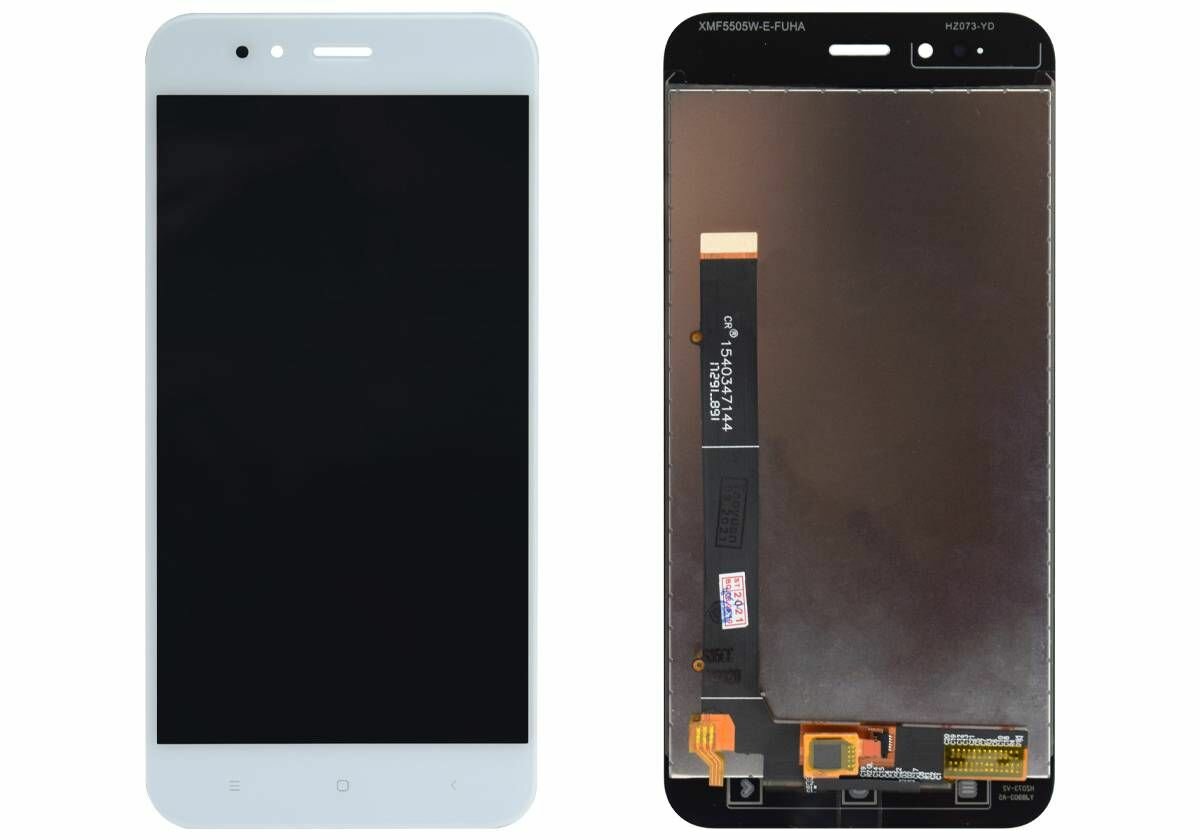 Дисплей для Xiaomi Mi A1 (MDG2, MDI2) (белый)