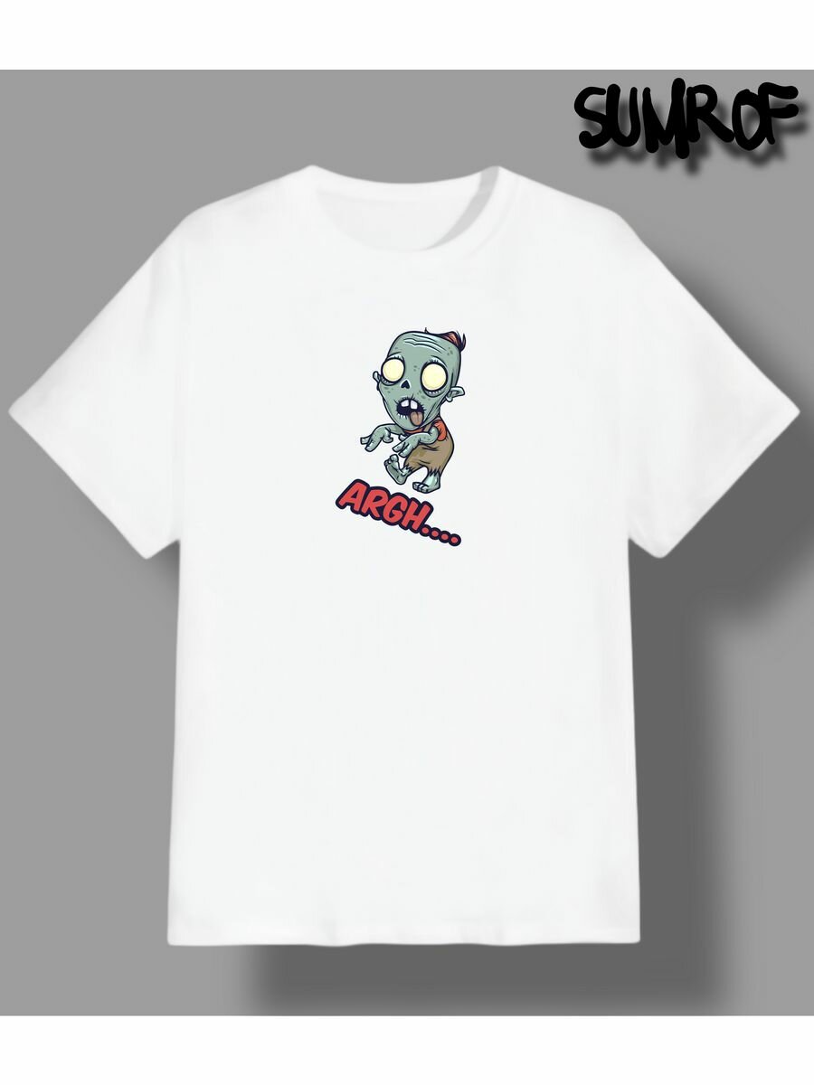 Футболка зомби zombie