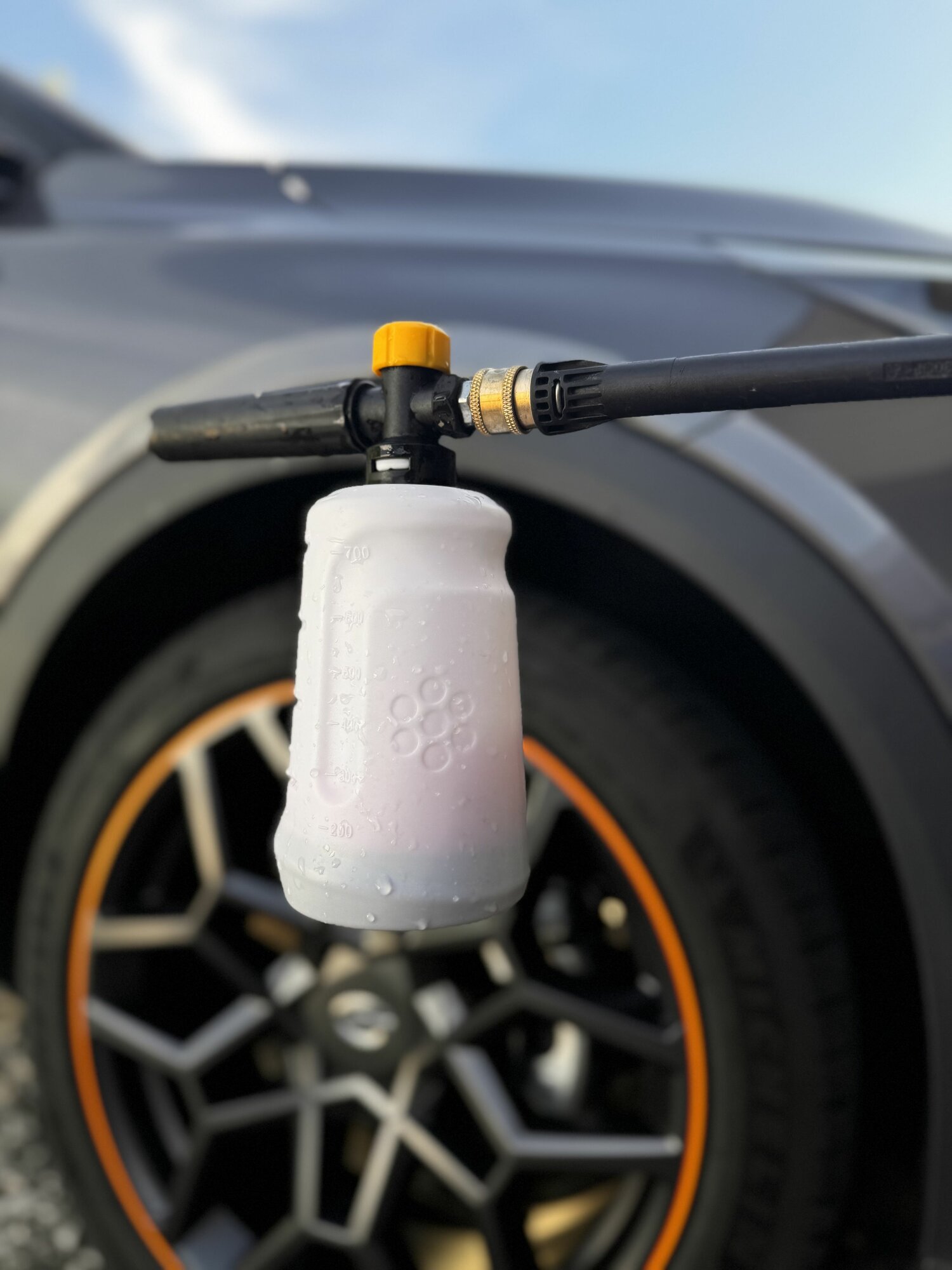 Насадка пенная Tavzar LS3, для мини-моек, ABS-пластик, металл, 0,7 л