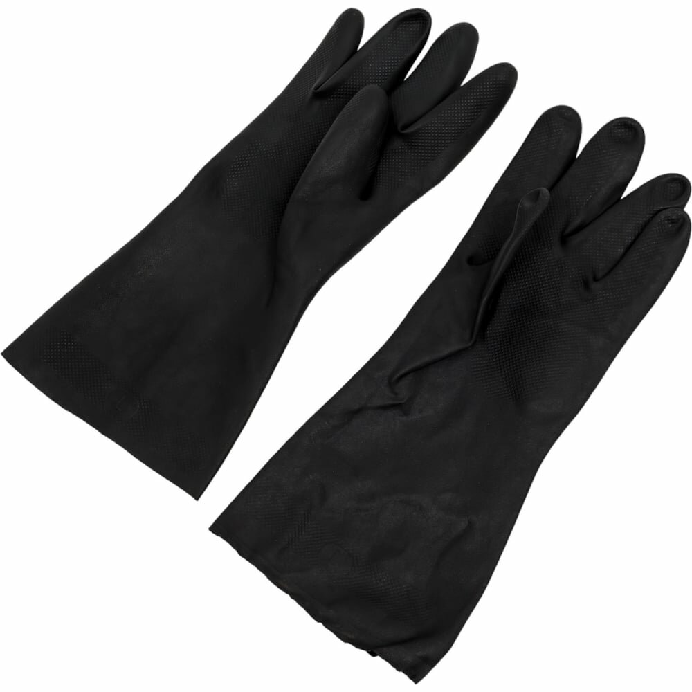Неопреновые перчатки ULTIMA BLACK GUARD ULT160р.9/L, бесшовные, с напылением, для защиты от химических факторов