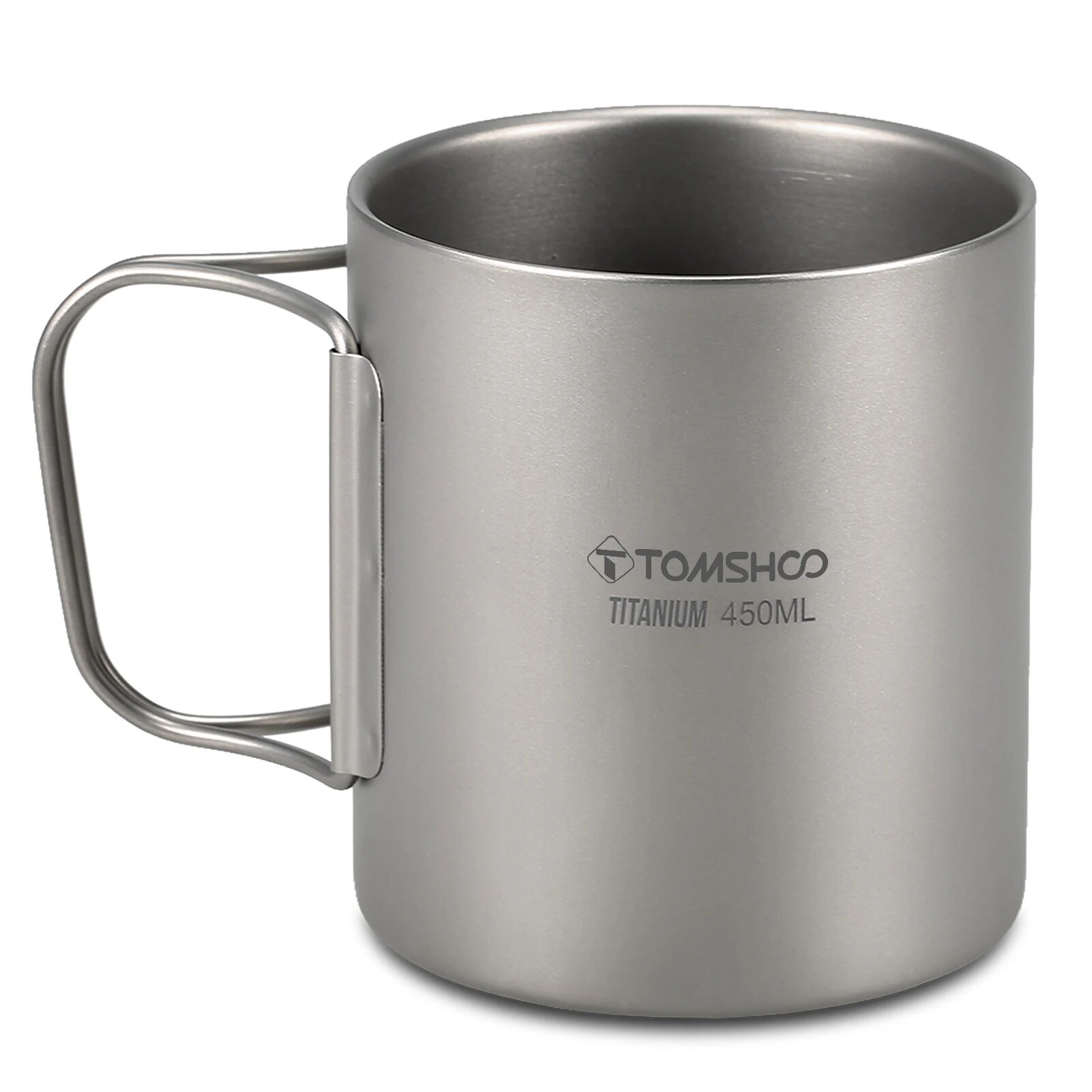 TOMSHOO Титановая кружка для воды 220/350/450/600 мл