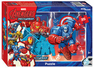 *Puz 35д. Степ Marvel Avengers MECH Strike (91444)