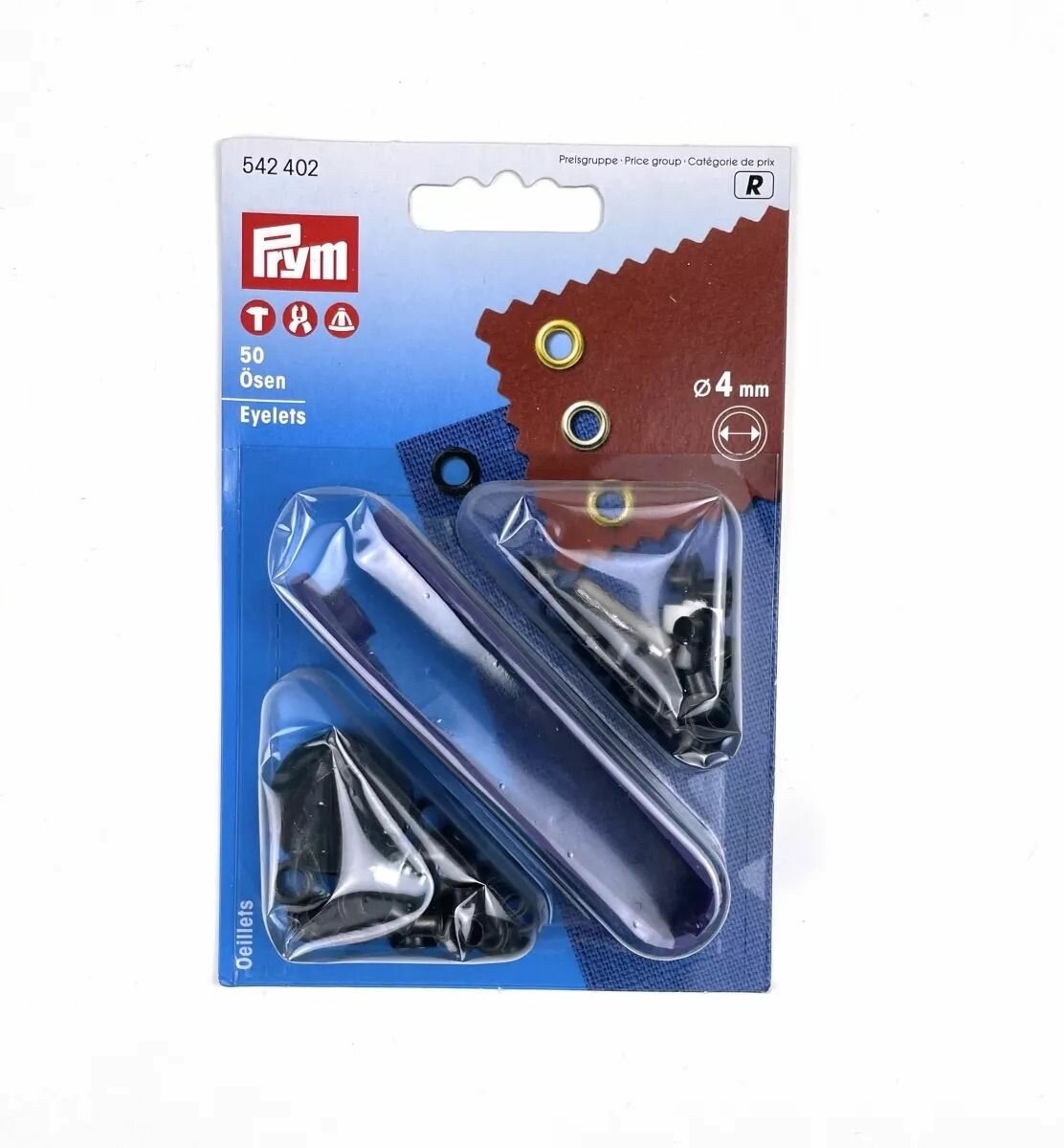 542402 Люверсы без обратной шайбы (блочки) 4мм Prym