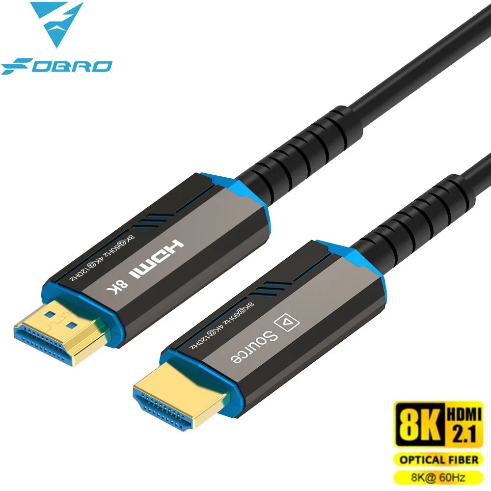 Оптоволоконный кабель HDMI 2.1 8K 48 Гбит/с