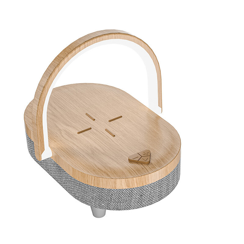 Беспроводной динамик Bluetooth, настольная лампа, 15 Вт, быстрая зарядка, сенсорное управление,