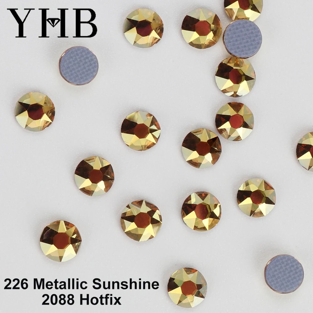 Стразы YHB 2088, 5 мм, SS20, 226 MetallicSunshine, 1440 шт