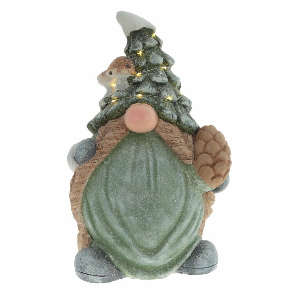 Фигурка декоративная с подсветкой "Гном", 28х20х45 см