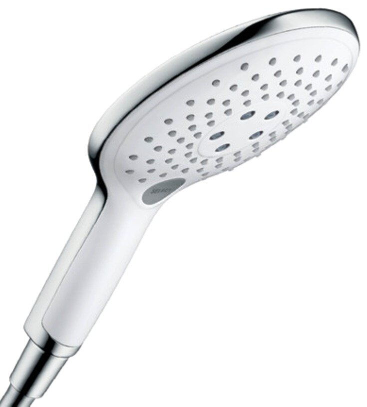 Душевая лейка, белый/хром, 15 см, 3 струи, Hansgrohe Raindance 28587400