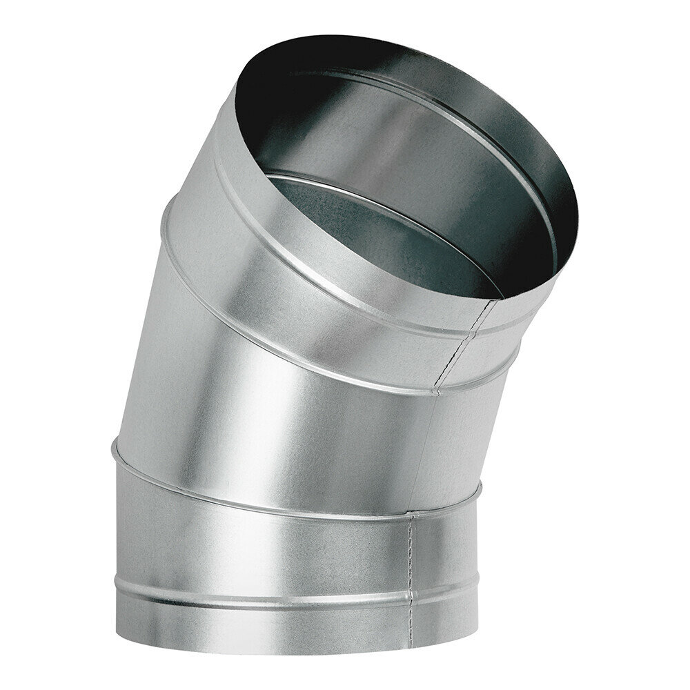 Отвод для круглых воздуховодов d250 мм 45° оцинкованный 2248240004138/250OTG45