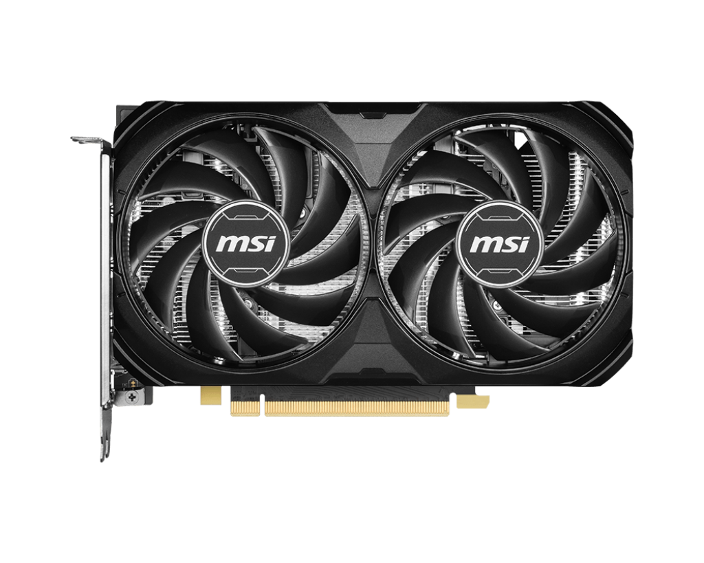 MSI Видеокарта MSI GeForce RTX 4060 Ti 8G VENTUS 2X BLACK E1 OC (GeForce RTX 4060 Ti, 8ГБ GDDR6, HDMI, 3xDP) (PCI-E) (ret)
