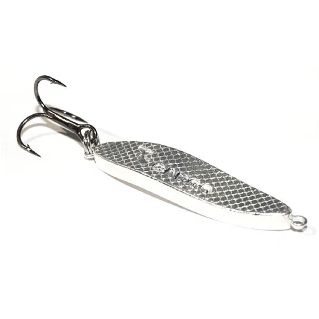 Блесна колеблющаяся Heavy Silver покрытие - серебро 999 длина 29 мм вес 8 г