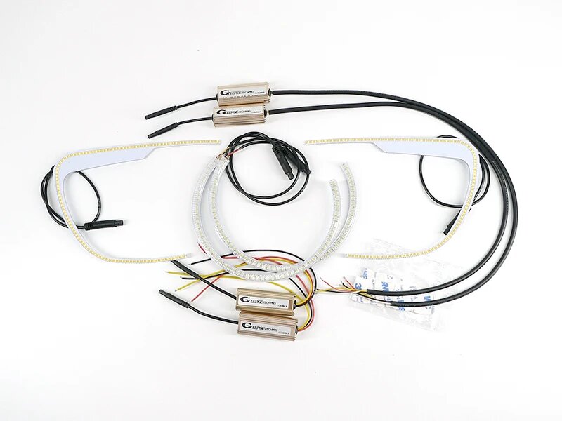 Для Subaru Impreza XV Crosstrek GJ GP C-Light Halos Switchback указатель поворота дневной свет светодиодный комплект «ангельские глазки» автомобильные аксессуары Option 4