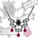 Колье ALCHEMY, кристаллы Swarovski, длина 56 см, серый