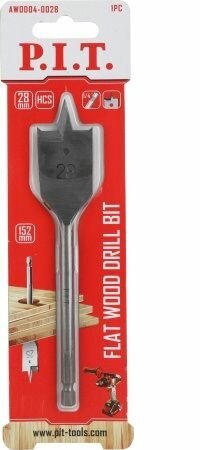 Сверло по дереву перовое P.I.T. 28x152мм(AWOD04-0028)