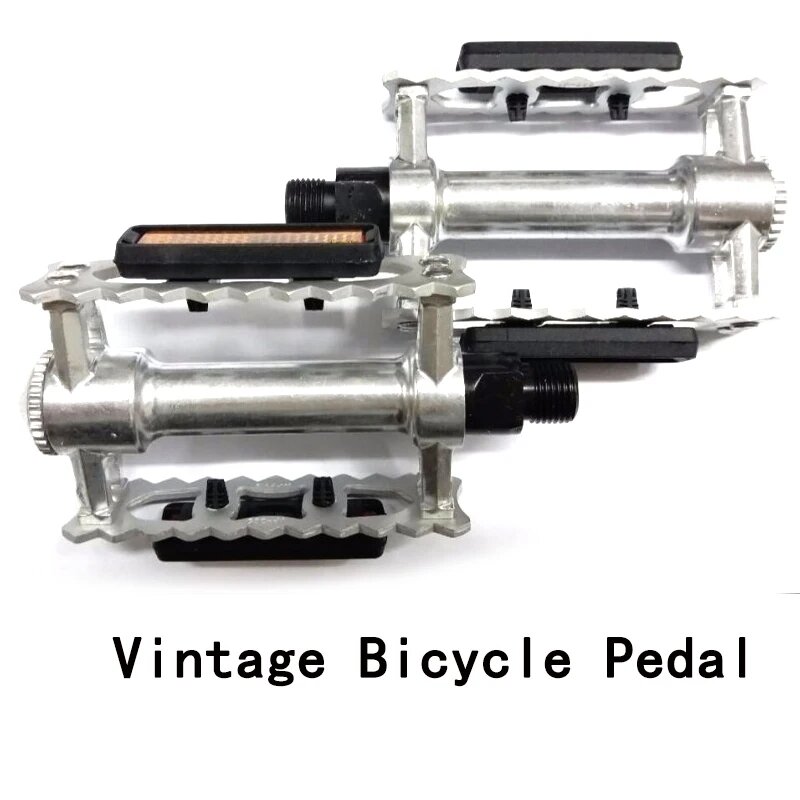Ретро велосипедная педаль, винтажная педаль, дорожный велосипед, фиксированная передача, велосипедная педаль, аксессуары для велосипеда