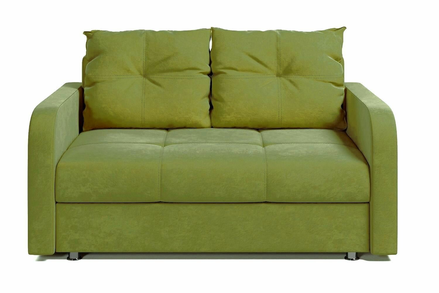 Диван-кровать Мини Люкс еврокнижка, спальное место 120х190, велюр Зара Грин 29