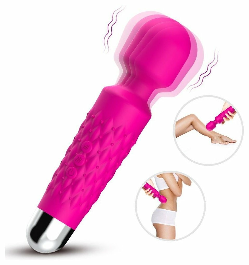 Вибратор многофункциональный Secret Play, 10 режимов, розовый, 20 см