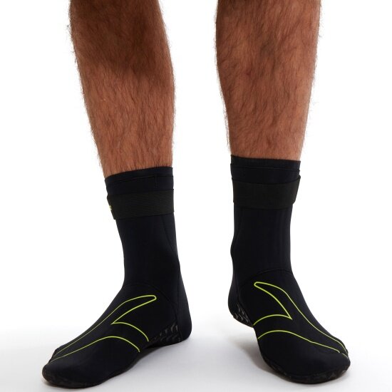 Аква-носки Speedo OW SWIM SOCKS AU BLACK, 8-00364616977, размер 36-38