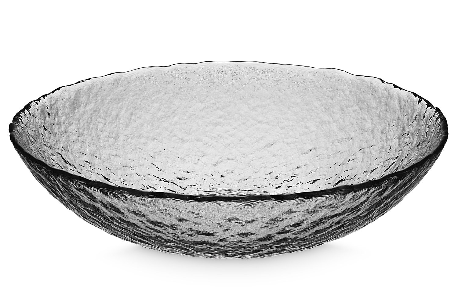 Pasabahce Уоркшоп Грей Хэйз стеклянная тарелка 19 см посуда для сервировки