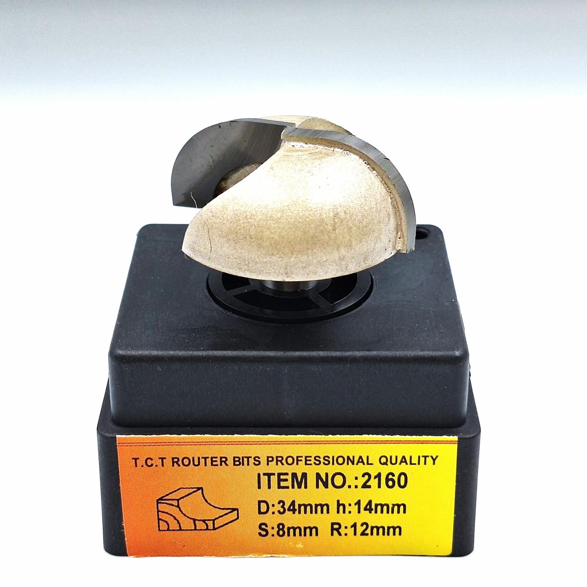 Фреза Globus 2160 D34 S8 R12 для чаш, менажниц, чашек, подносов