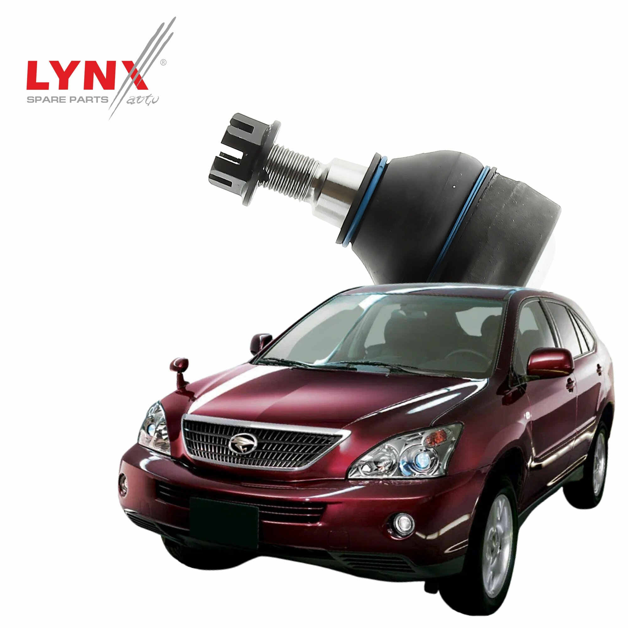 Опора шаровая Toyota Harrier XU30 (2) / Тойота Харриер 2003 2004 2005 2006 2007 2008 2009 2010 2011 2012 2013 / левая, нижняя, 1шт, LYNXauto